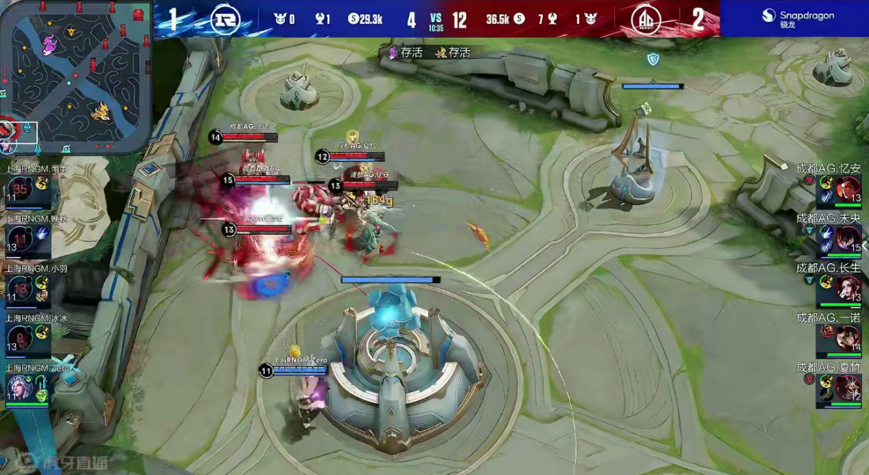 AG超玩会让一追三击败上海RNGM，拿下春季赛首胜，一诺四杀亮眼！-王者荣耀官方网站-腾讯游戏