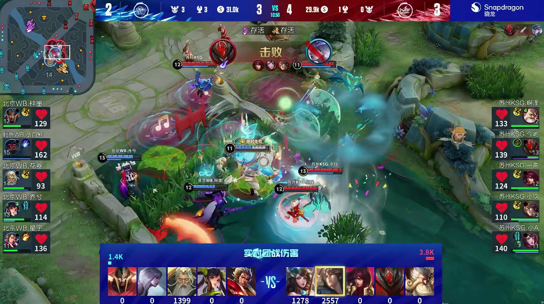 1穿4创A组历史！KSG4-2淘汰WB锁定败决，今屿：跨过小胖零封狼队-王者荣耀官方网站-腾讯游戏